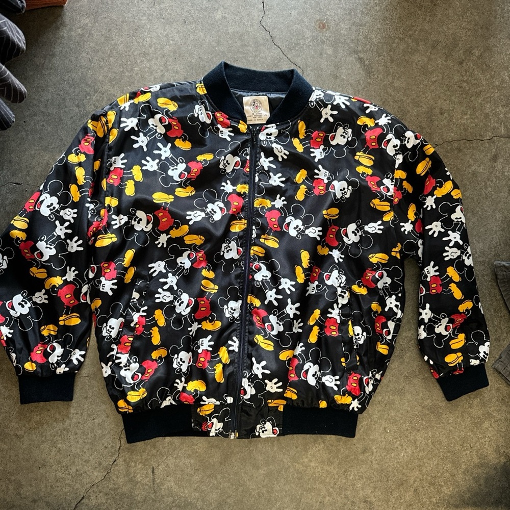 Vintage Mickey & Co Bomber Jacket. Beautiful Disney W… - Gem